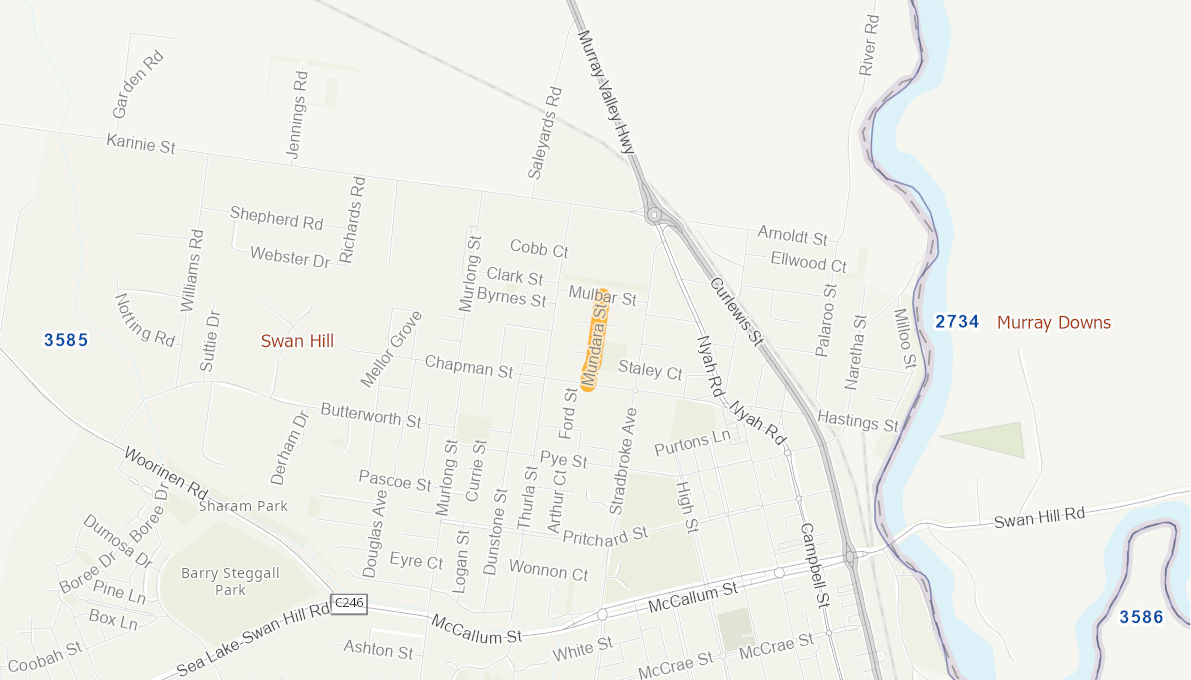 Mundara Street, Swan Hill. - 042656-10VIC-RTR | Infrastructure ...
