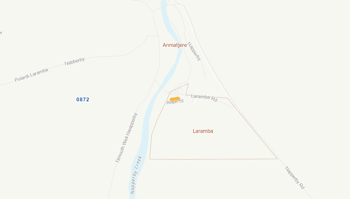Artety street - Laramba community (Rural Road) - 047774-12NT-RTR ...