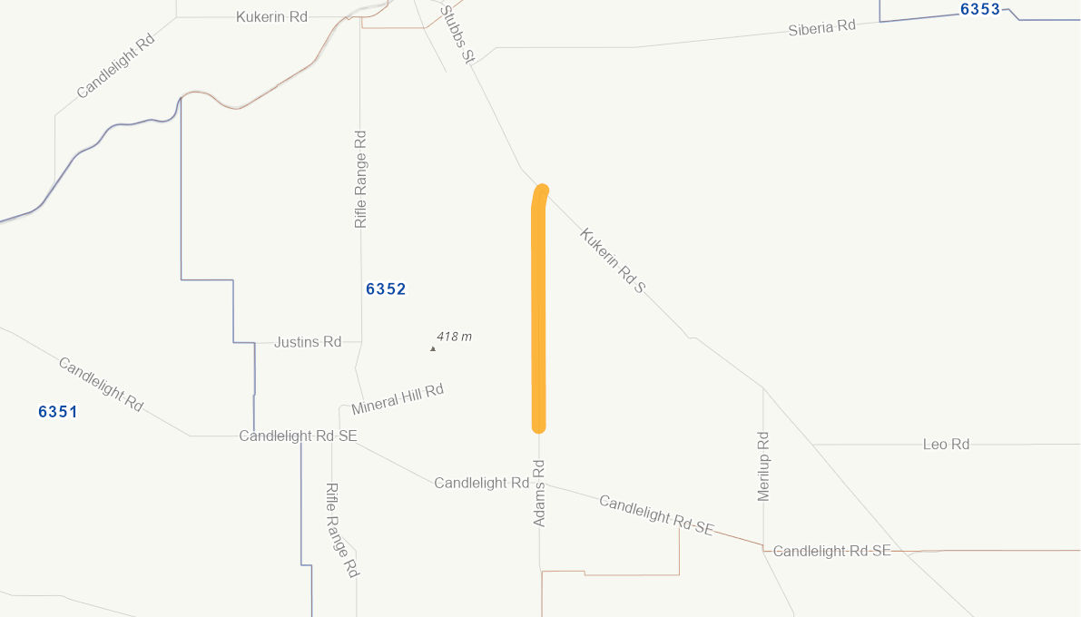 Adams Road Kukerin - 048324-12WA-RTR | Infrastructure Investment Program