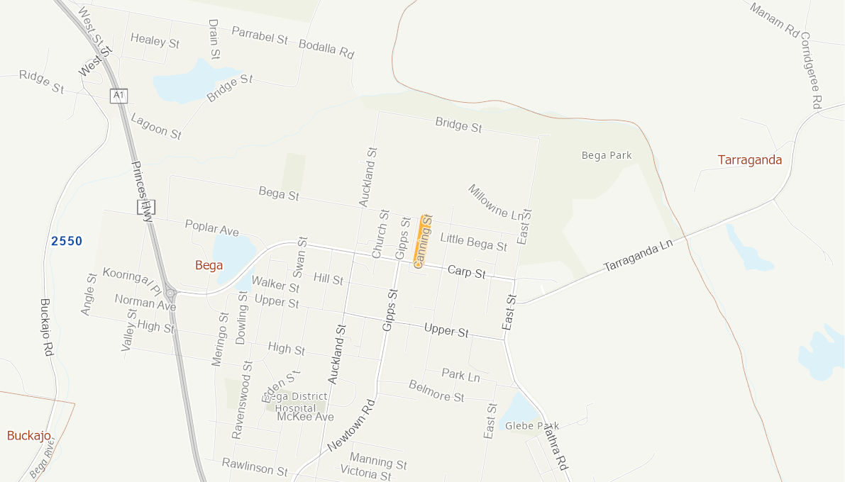 Canning Street Bega 048402 12nsw Rtr Infrastructure Investment Program 