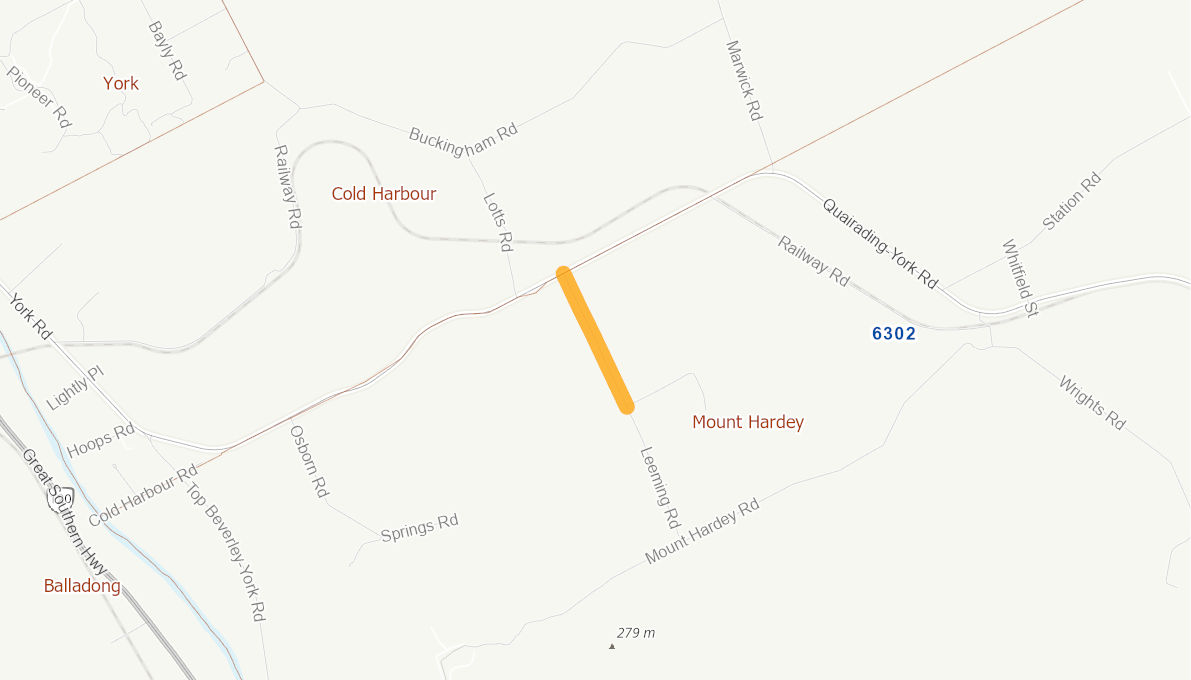 Greenhills South Road (rural road) - 050001-13WA-RTR | Infrastructure ...