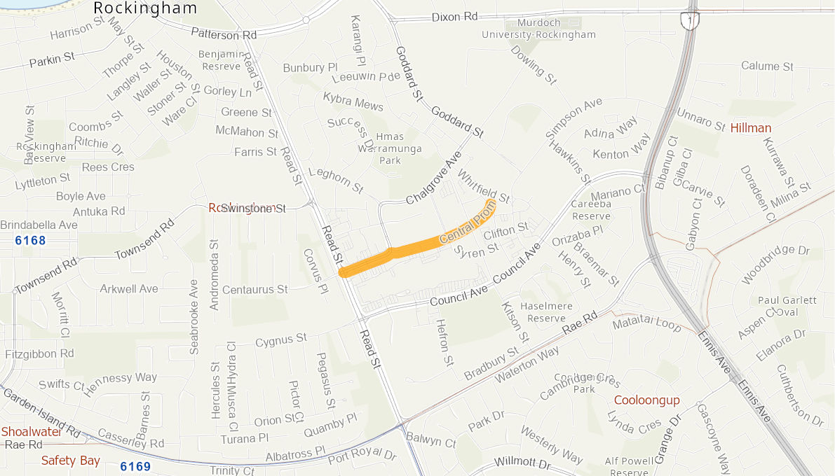 Central Promenade, Rockingham - 050292-13WA-RTR | Infrastructure ...