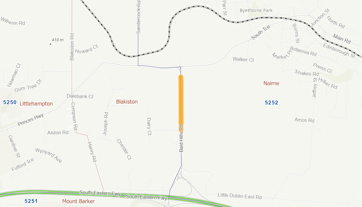 Bald Hills Road (Rural Road) (District Council of Mount Barker ...