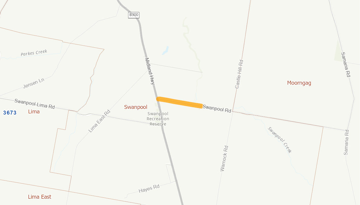 Swanpool Road (Rural Road) Swanpool - 051253-13VIC-RTR | Infrastructure ...