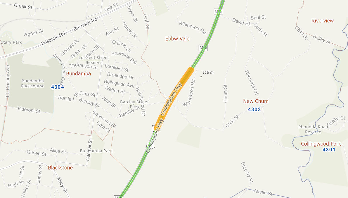 Cunningham Highway - From 2.6km to 3.7km South of Warrego Highway - NEW ...