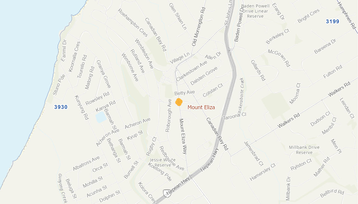 Mount Eliza Way - Wimborne Avenue and Kenaud Avenue - MOUNT ELIZA ...