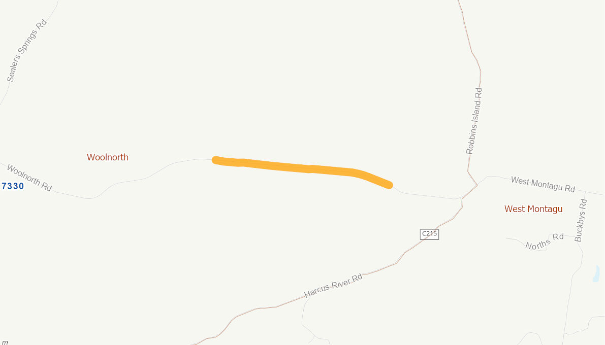 Woolnorth Road, Woolnorth (Rural Road) - 052590-14TAS-RTR ...