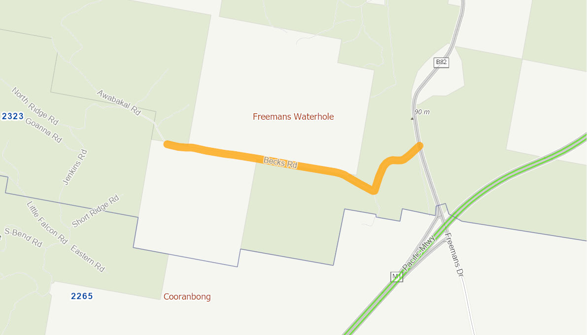 Becks Road, Freemans Waterhole - 053142-14NSW-RTR | Infrastructure ...