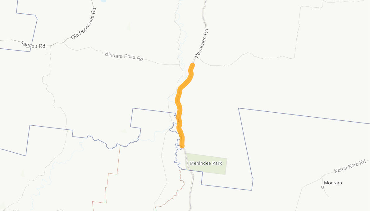 Pooncarie Road (Rural Road) - 053431-14NSW-RTR | Infrastructure ...