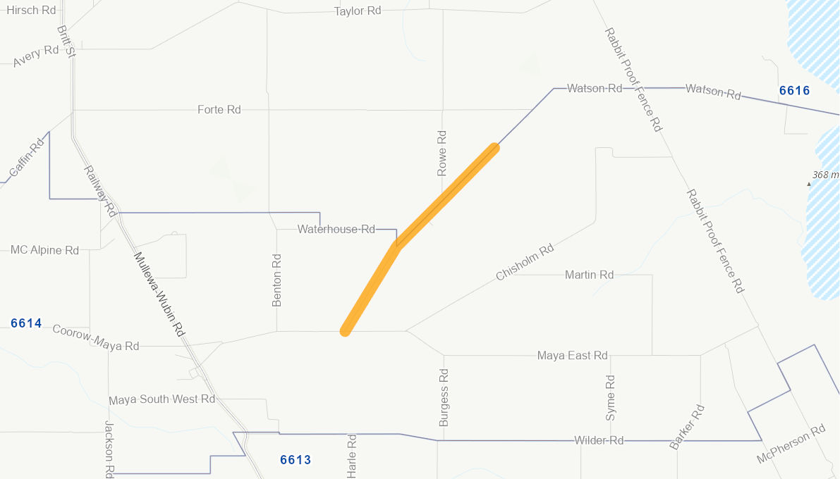 Watson road (Rural road) - 055589-15WA-RTR | Infrastructure Investment ...