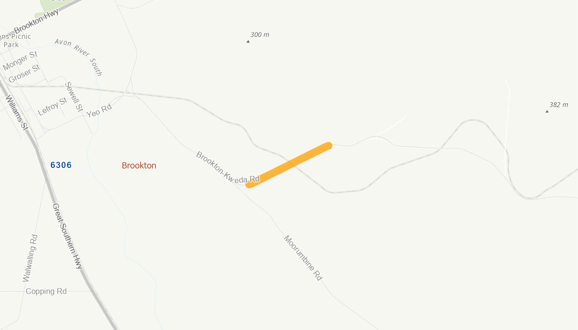 Brookton-Kweda Road, Rural Road Shire of Brookton - 055925-15WA-RTR ...