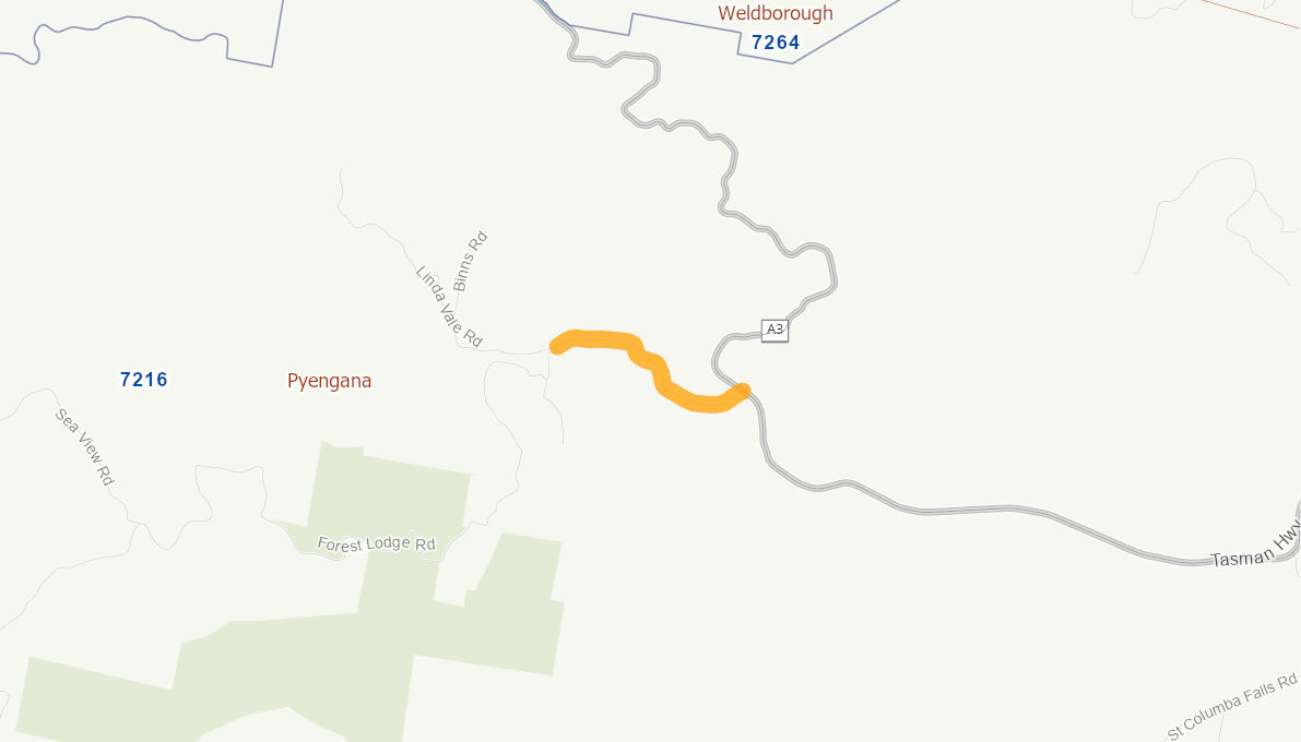 Forest Lodge Road, Pyengana - 091447-16TAS-RTR | Infrastructure ...