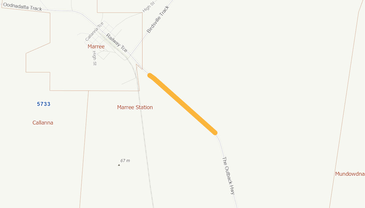 The Outback Highway (Rural Road, Marree - Hawker) - 092331-17SA-RTR ...