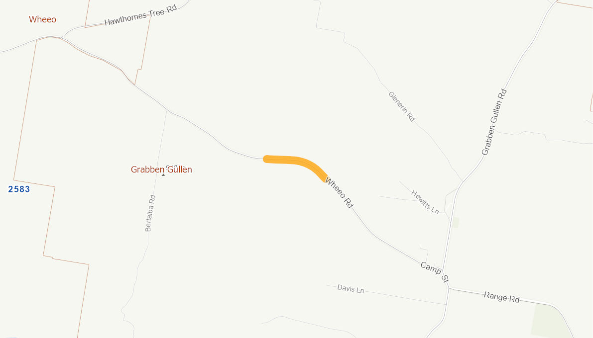 Wheeo Road (Rural Road) - 092707-17NSW-RTR | Infrastructure Investment ...