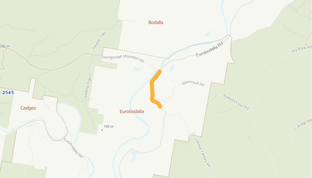 Eurobodalla Road, Bodalla - 092905-17NSW-RTR | Infrastructure ...