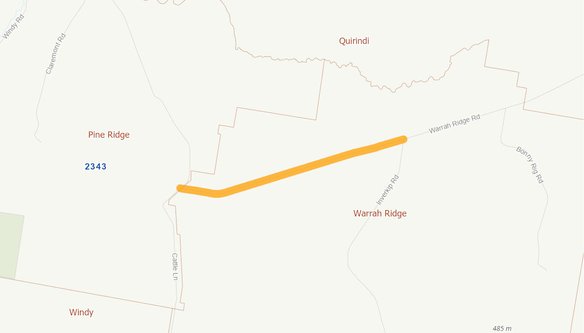 Warrah Ridge Road (Rural Road) - 094111-17NSW-RTR | Infrastructure ...