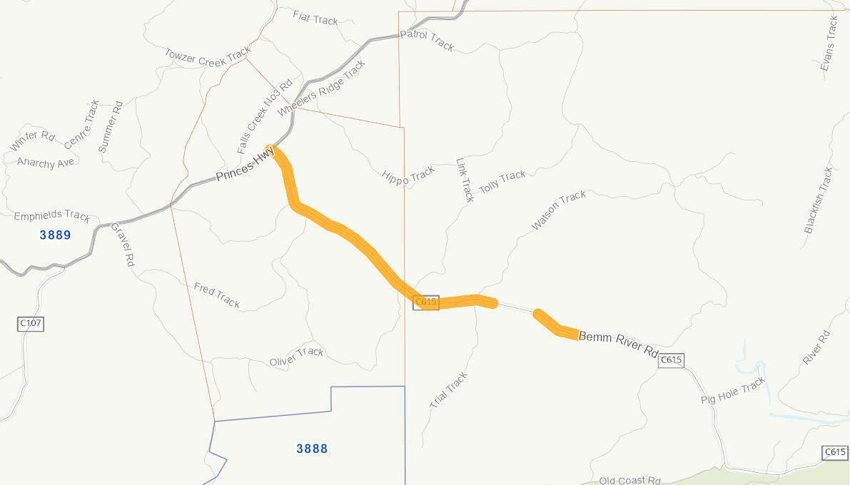 Sydenham Inlet Road (Rural Road) - 094129-17VIC-RTR | Infrastructure ...