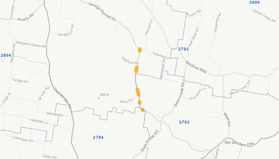 George Russell Drive (Rural Road) - 094833-17NSW-RTR | Infrastructure ...