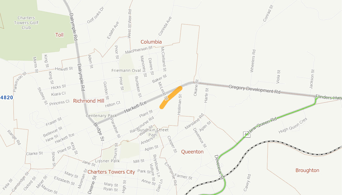 Racecourse Road, Charters Towers - 094995-17QLD-RTR | Infrastructure ...