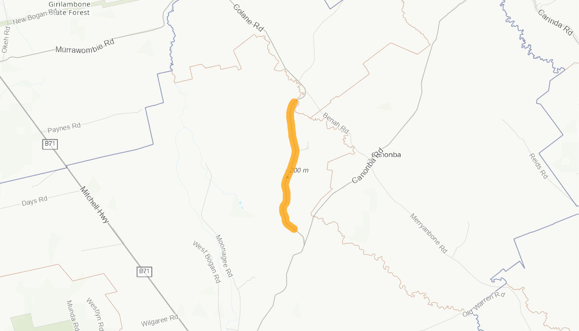 Colane Road (Rural Road) - 095092-17NSW-RTR | Infrastructure Investment ...