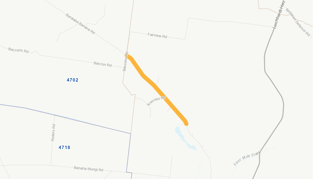 Banana Baralaba Road (Rural Road) - 095147-17QLD-RTR | Infrastructure ...