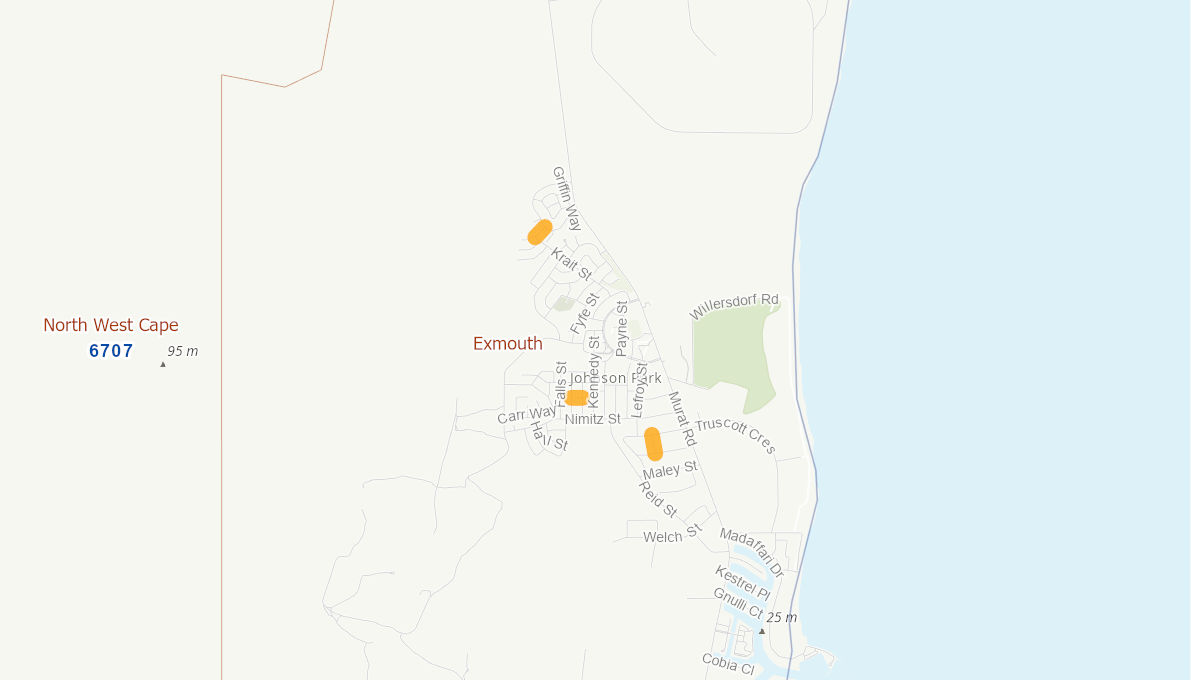 Multiple Locations - Grayling Way, Exmouth (Resealing) | Infrastructure ...