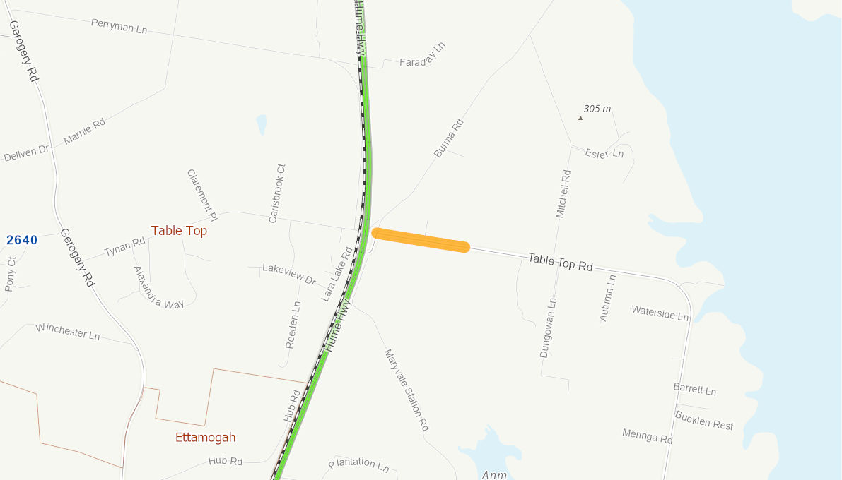Table Top Road Table Top NSW 2640, - 095527-17NSW-RTR | Infrastructure ...