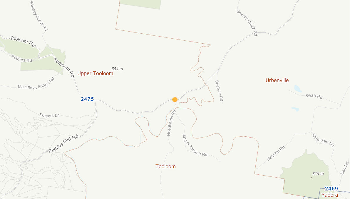 Tooloom Road (Rural Road) - 095740-17NSW-RTR | Infrastructure ...