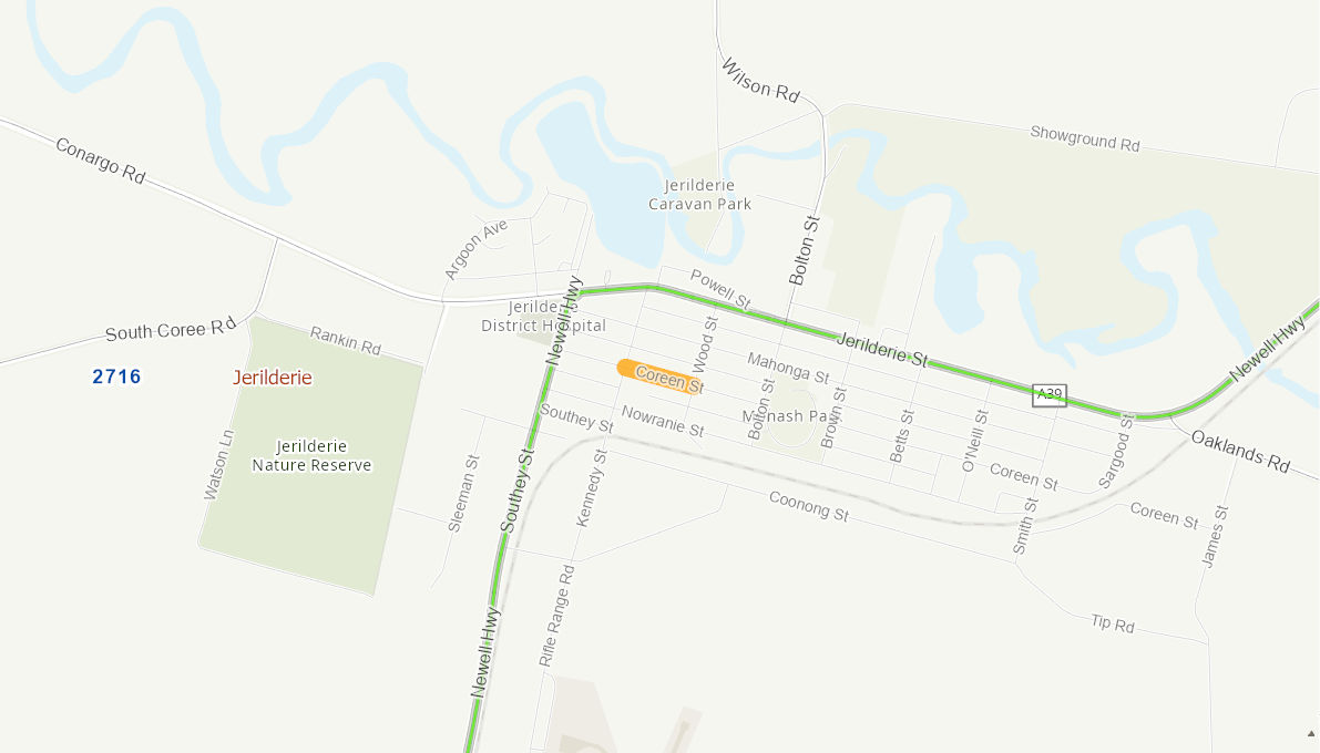 Coreen Street, Jerilderie - 096232-17NSW-RTR | Infrastructure ...