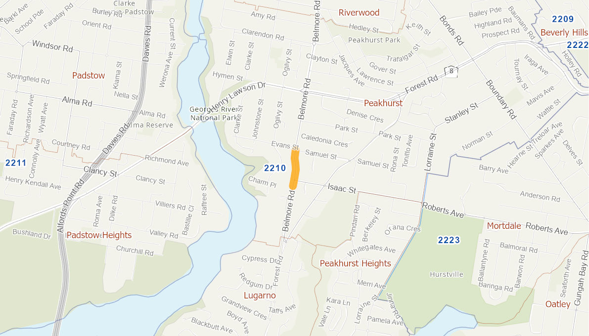 Belmore Road, Peakhurst - 096407-17NSW-RTR | Infrastructure Investment ...