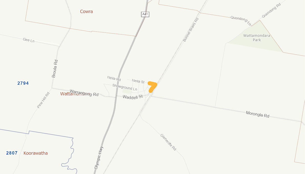 Neila St and Morongla St Intersection (Wattamondara) - 097217-17NSW-RTR ...