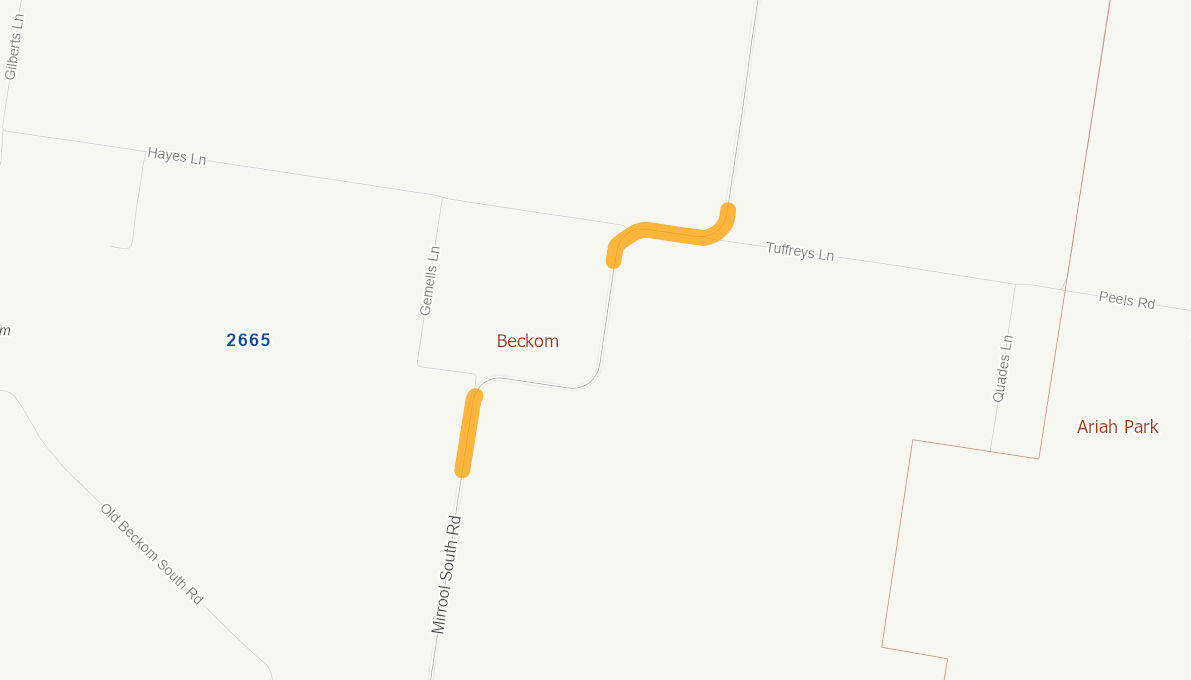 Mirrool South Road (Rural Road) - 098773-18NSW-RTR | Infrastructure ...