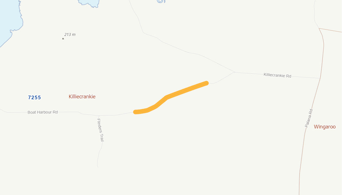 Boat Harbour Road (Rural Road) - 100255-18TAS-RTR | Infrastructure ...