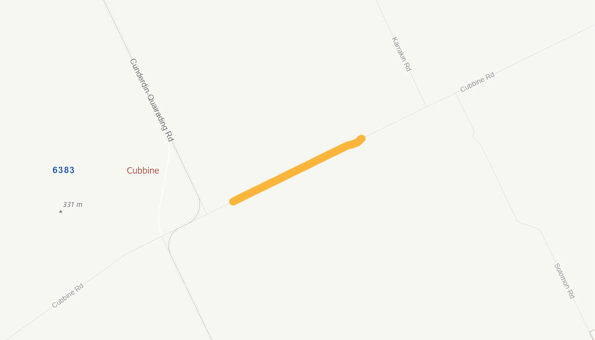 Cubbine Road (Rural Road) - 100581-18WA-RTR | Infrastructure Investment ...