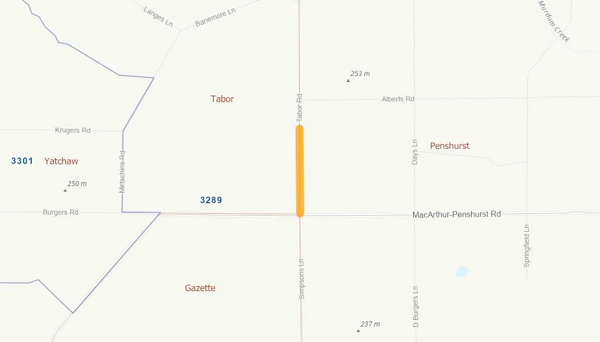 Tabor Road, Tabor - 100702-18VIC-RTR | Infrastructure Investment Program