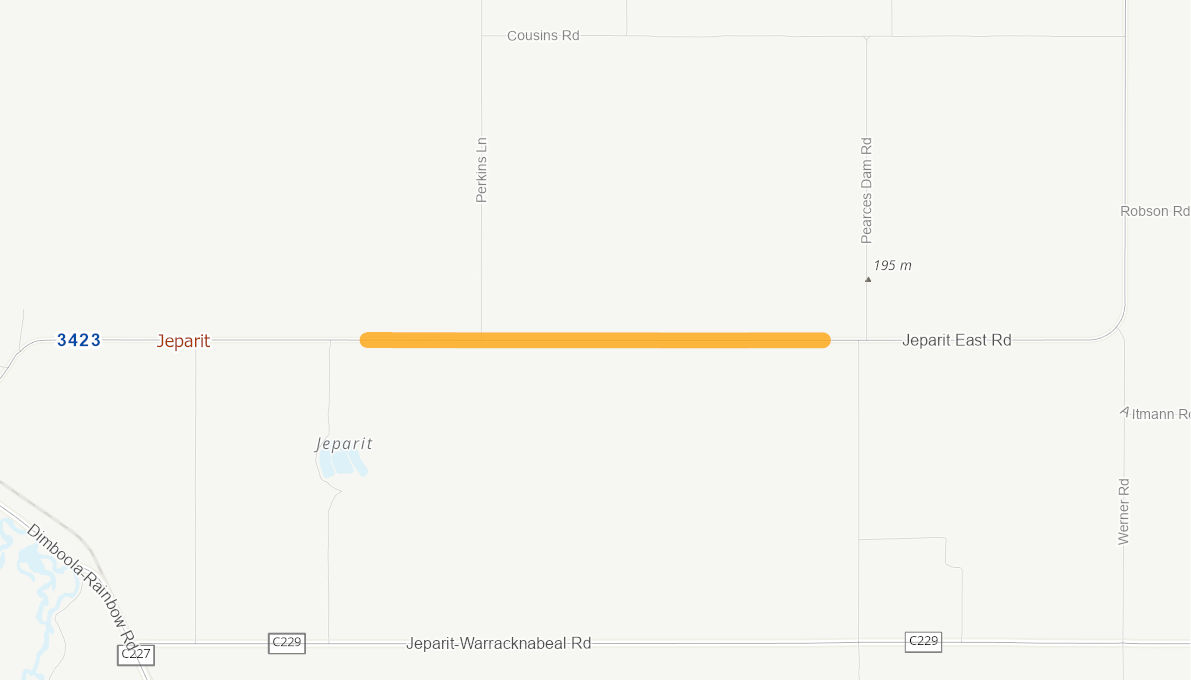 Jeparit East Rd, Jeparit. - 100730-18VIC-RTR | Infrastructure ...