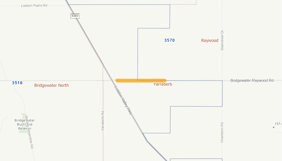 Bridgewater Raywood Rd (Rural) - 101123-18VIC-RTR | Infrastructure ...