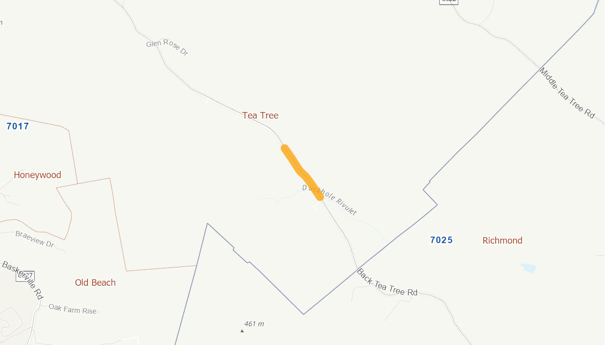 Back Tea Tree Road, (Rural Road) - 101766-19TAS-RTR | Infrastructure ...