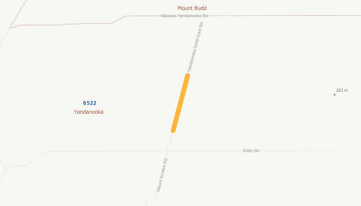 Yandanooka North East Road - Yandanooka (Rural Road) - 101968-19WA-RTR ...
