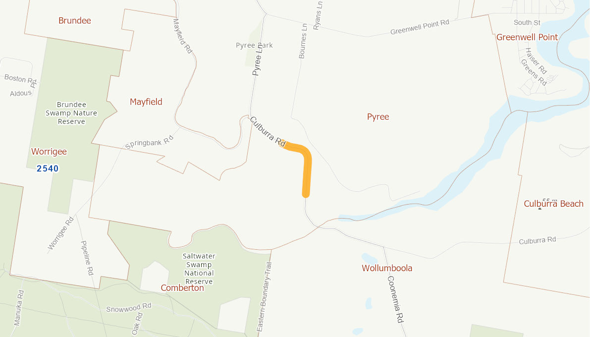 Culburra Road, Pyree - 102042-19NSW-RTR | Infrastructure Investment Program