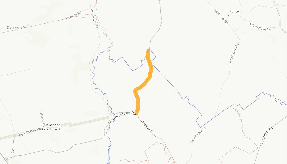 Colane Road (Rural Road) - 102410-19NSW-RTR | Infrastructure Investment ...