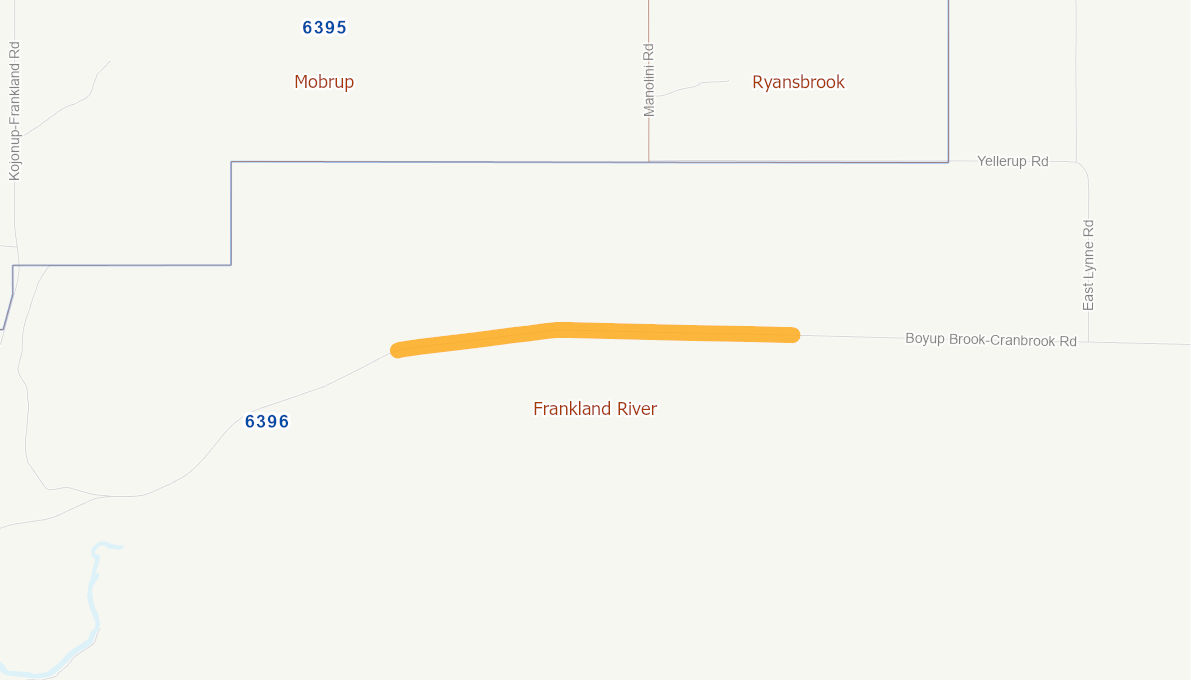 Boyup Brook Cranbrook Road, Frankland River - 103069-19WA-RTR ...