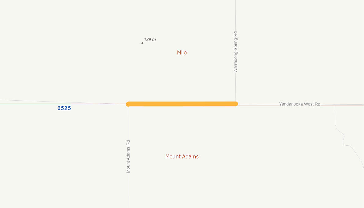 Yandanooka West Road, Milo (Rural Road) - 103153-19WA-RTR ...