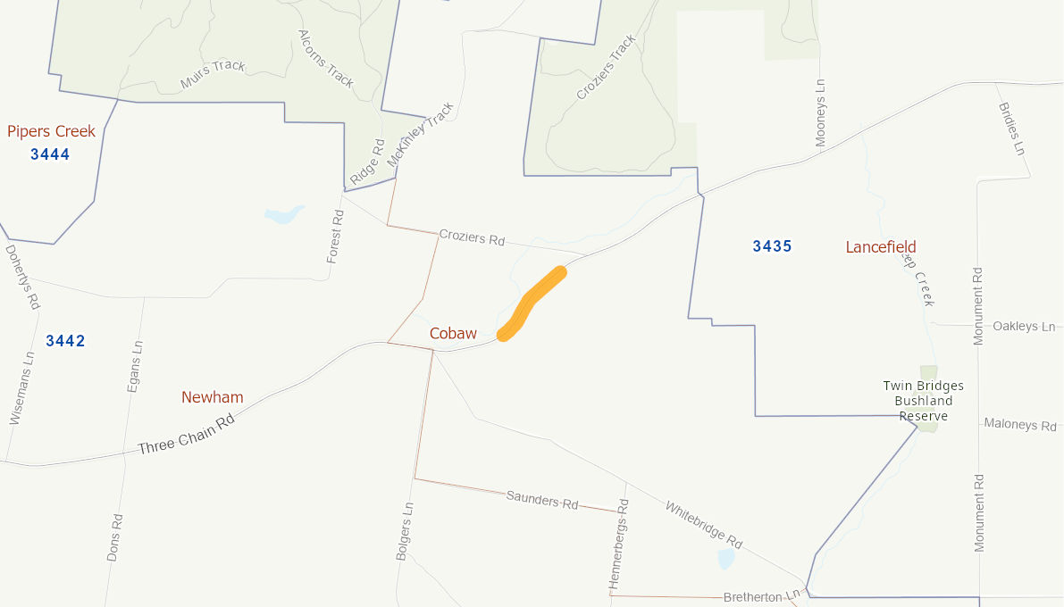 Three Chain Road, Cobaw - 103326-19VIC-RTR | Infrastructure Investment ...