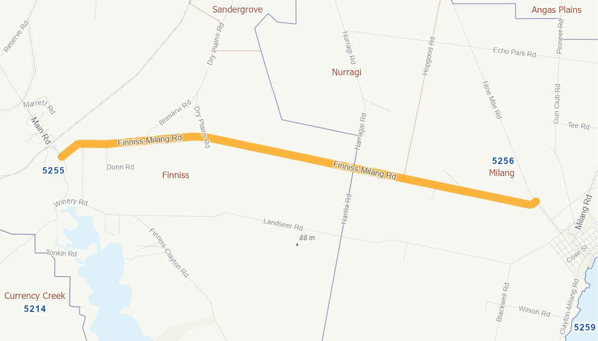 Finniss Milang Road, Finniss - 103732-19SA-RTR | Infrastructure ...