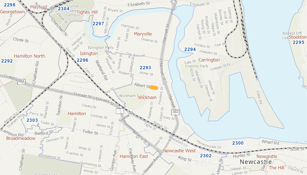 Albert St, Wickham - 104394-19NSW-RTR | Infrastructure Investment Program