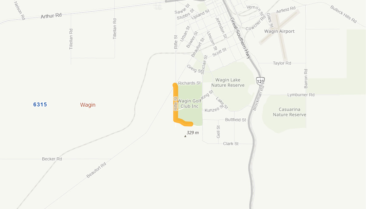 Rifle Street, Wagin - 107642-20WA-RTR | Infrastructure Investment Program