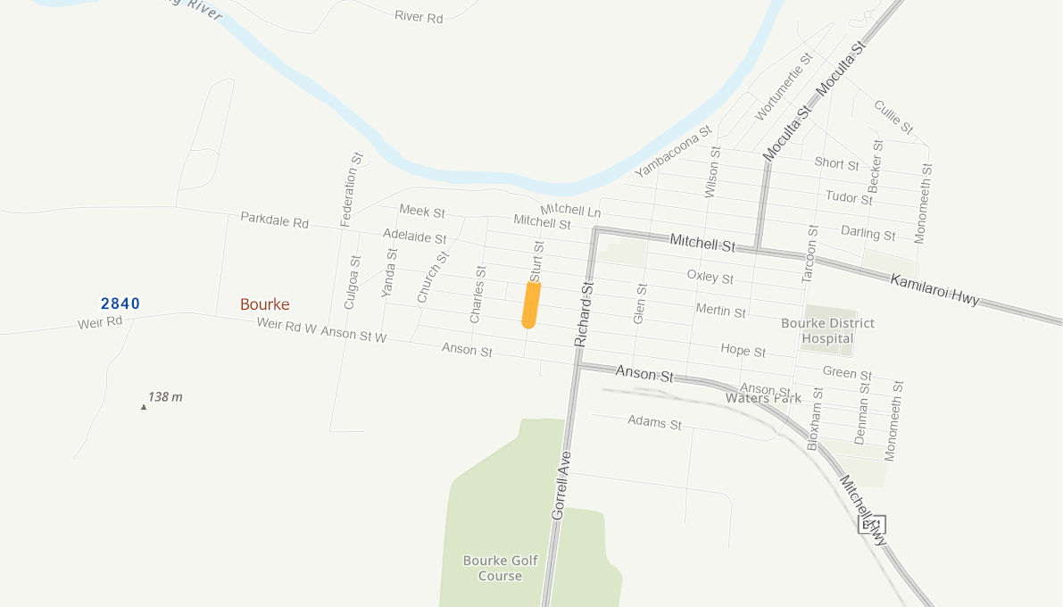 Sturt Street, Bourke - 110001-20NSW-RTR | Infrastructure Investment Program