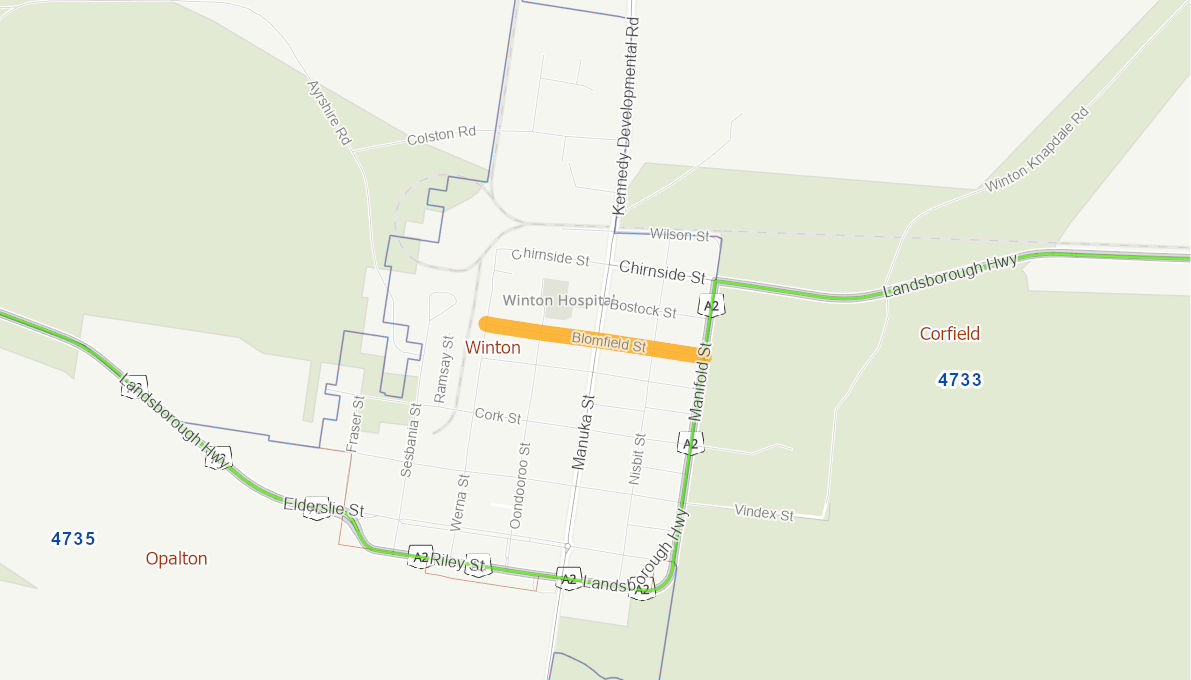 Bloomfield Street, Winton - 110034-20QLD-RTR | Infrastructure ...