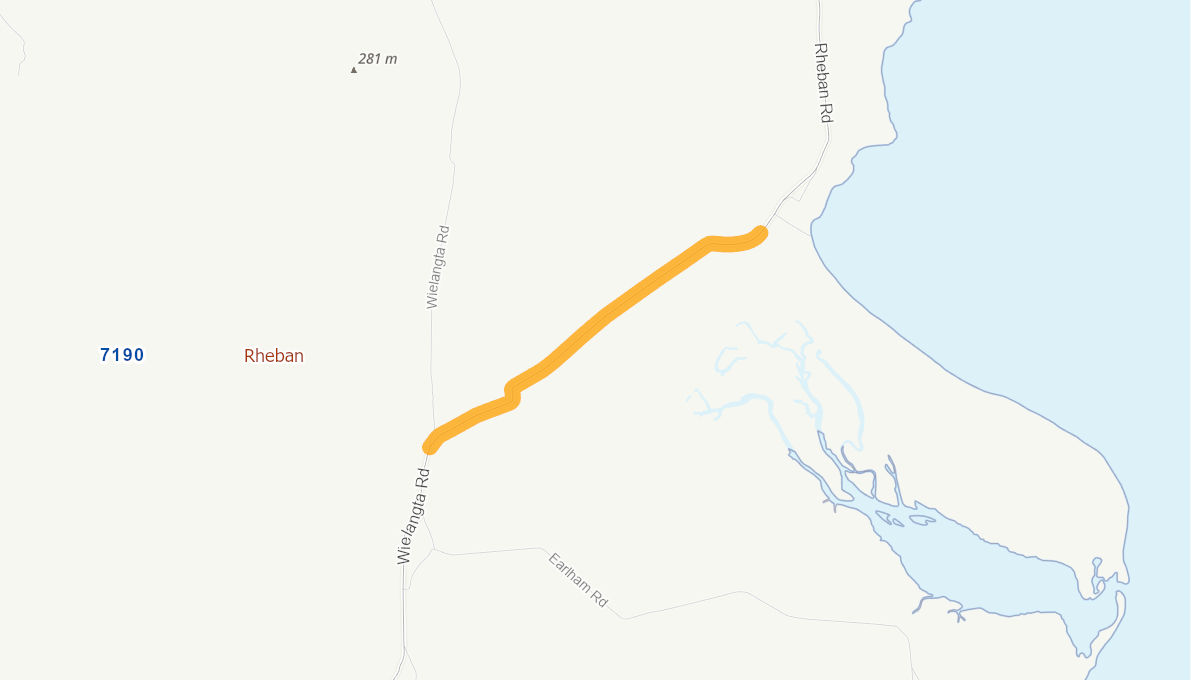 Rheban Road, Rural Road, - 110140-20TAS-RTR | Infrastructure Investment ...